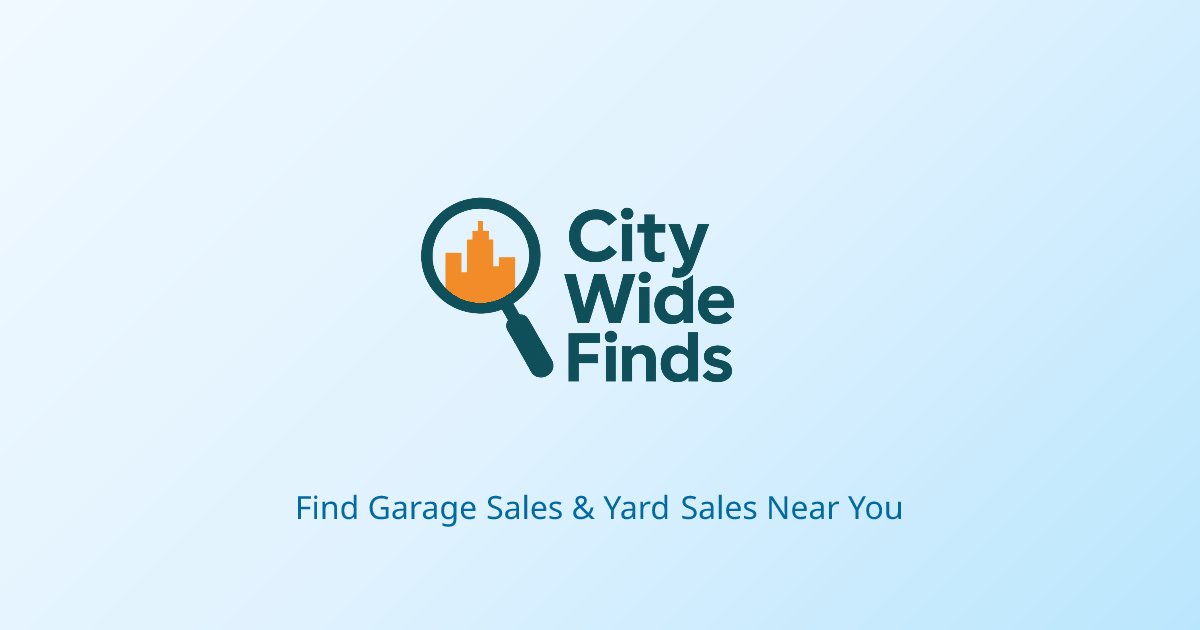 City Wide Finds | Garage Sales, Yard Sales & Community Sale Maps